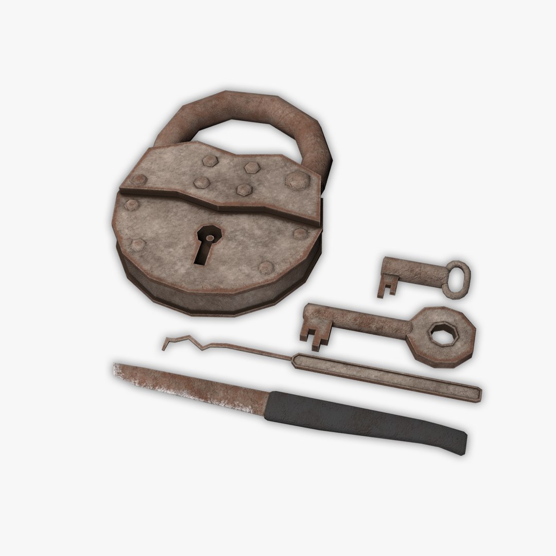 Keys Lock 3D Model - TurboSquid 1503290