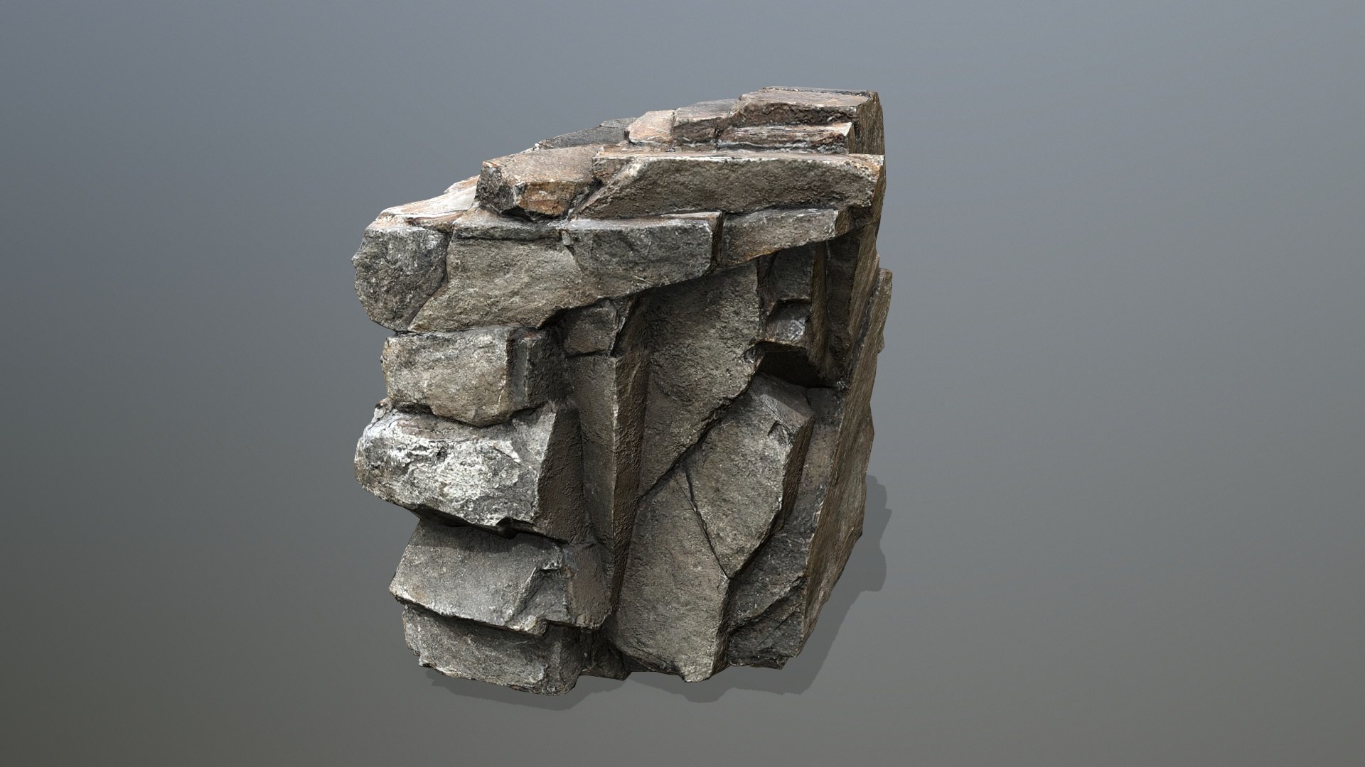 Cliff Rocks 3D - TurboSquid 2186121