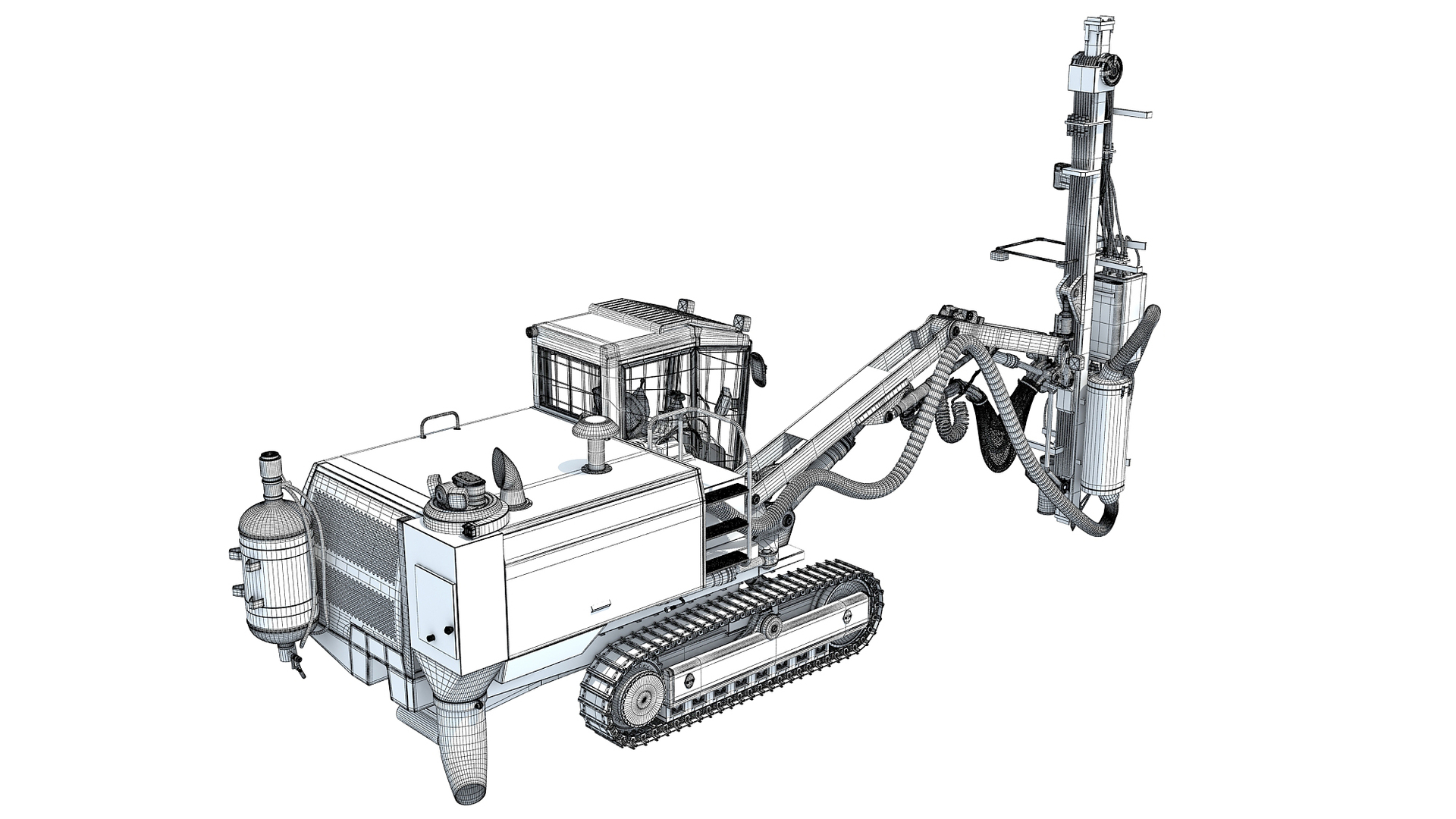 Surface Drill Rig 3D model - TurboSquid 1784911