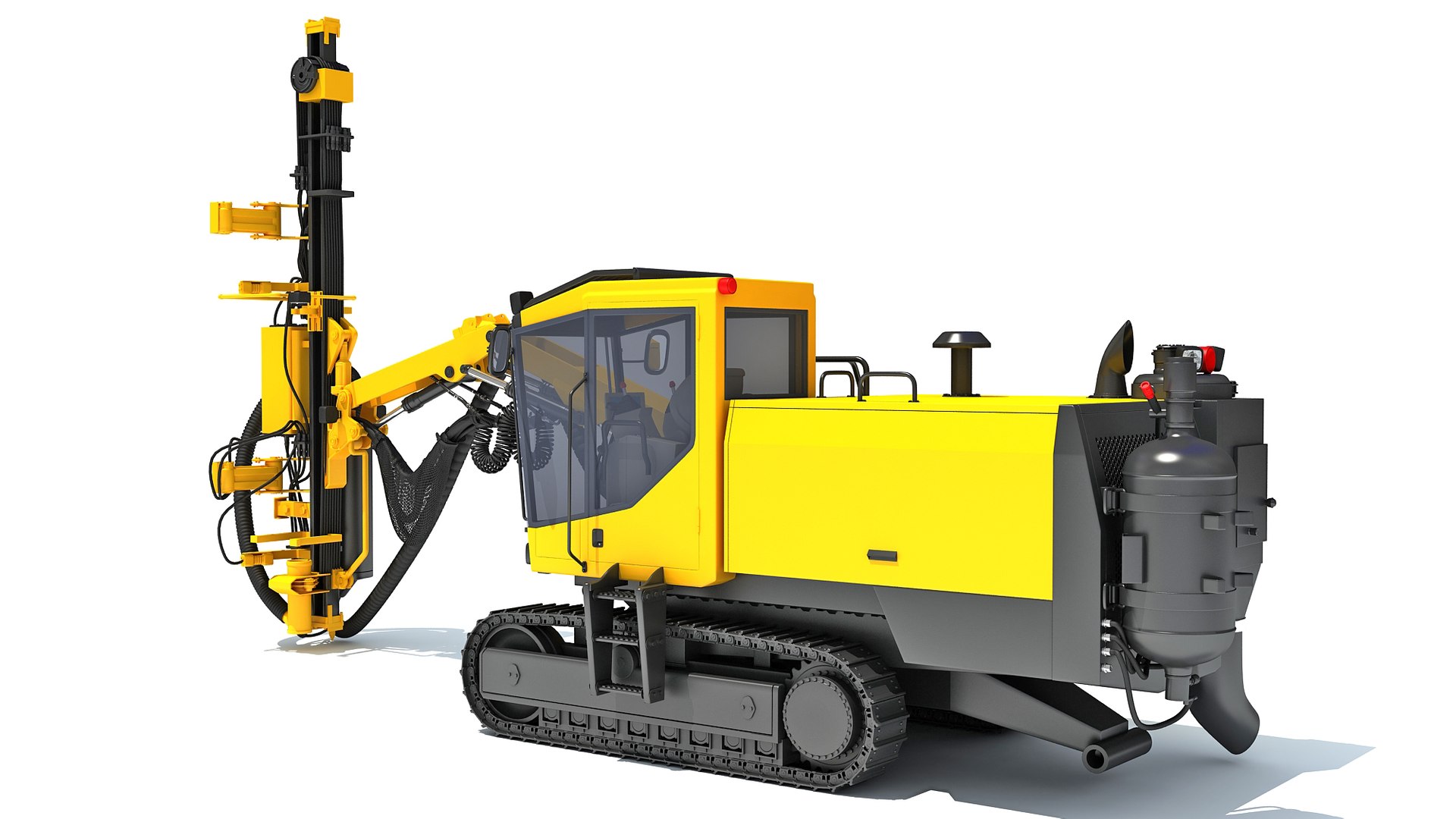 Surface Drill Rig 3D Model - TurboSquid 1784911