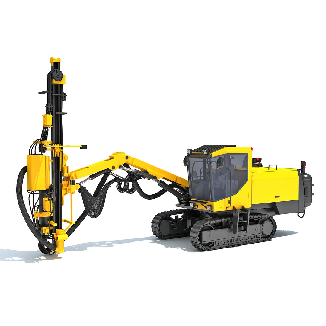 Surface Drill Rig 3D model - TurboSquid 1784911