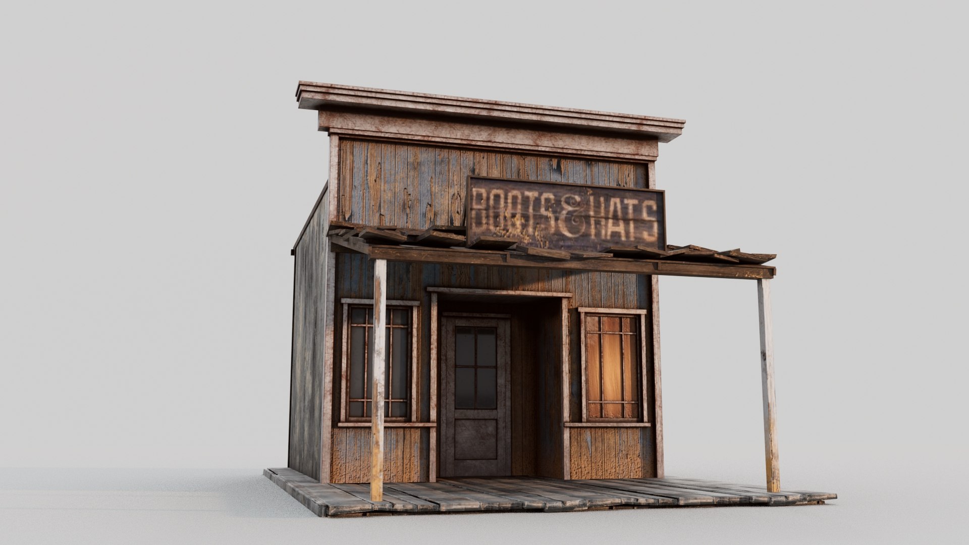 Western Boots Hats 3D Model - TurboSquid 2138444