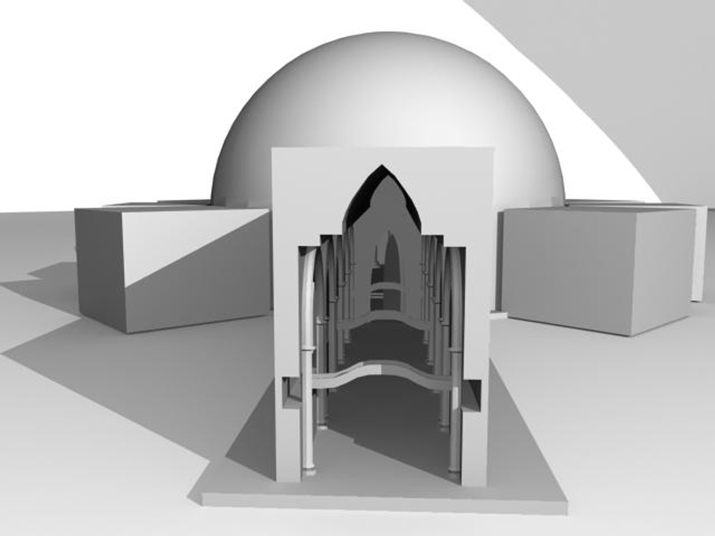 Free War Room 3d Model