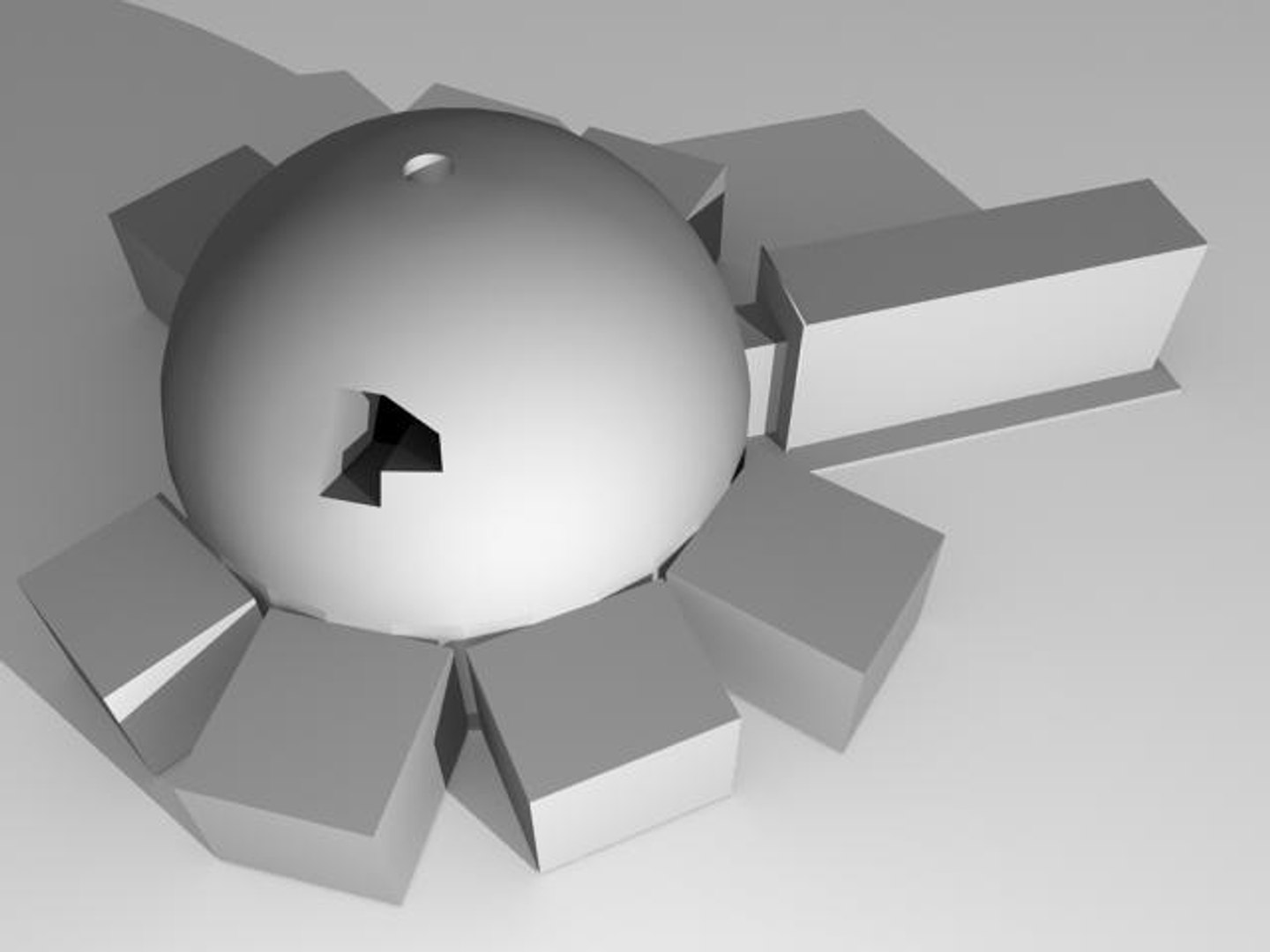 Free War Room 3d Model