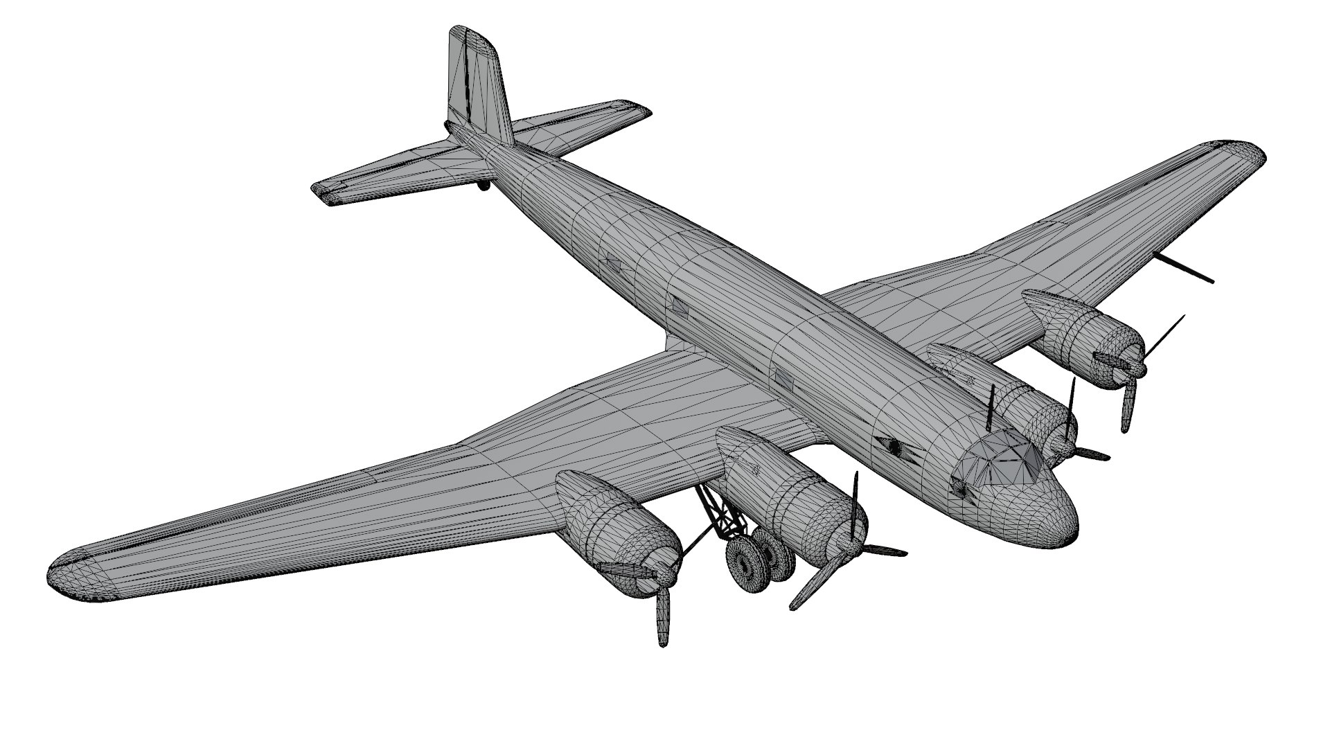 3D Focke-Wulf Fw 200 Condor - TurboSquid 2326063