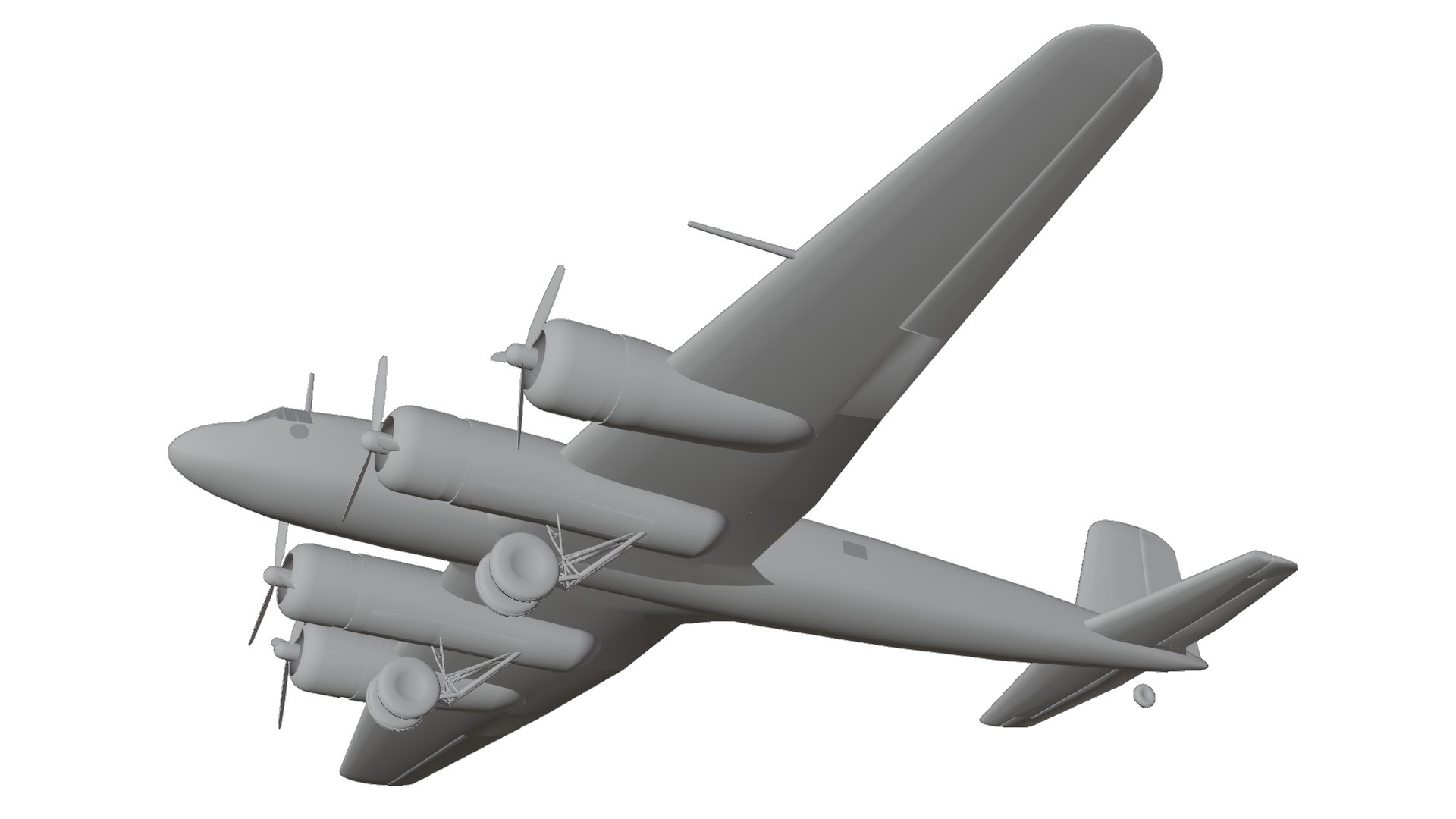 3D Focke-Wulf Fw 200 Condor - TurboSquid 2326063