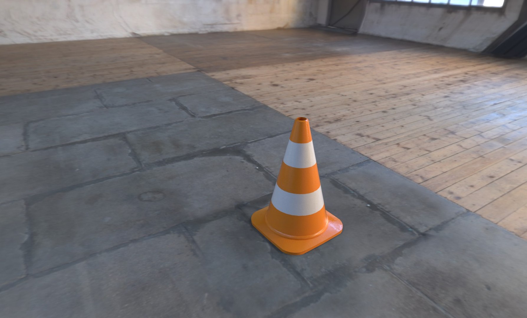Traffic Coner - PBR Game Ready Model Low-poly 3D Model 3D Model ...