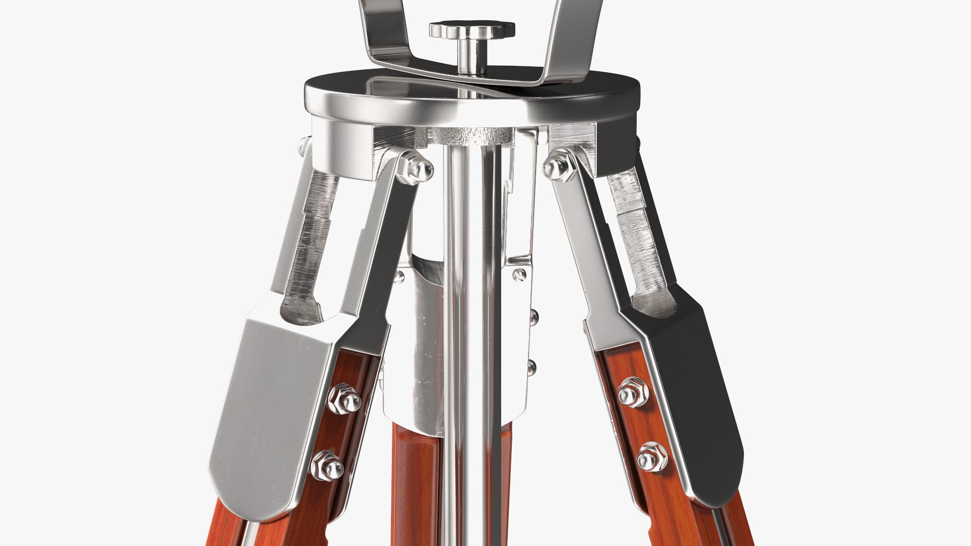 3D Retro Searchlight Lamp Wooden Tripod Rigged - TurboSquid 1957842