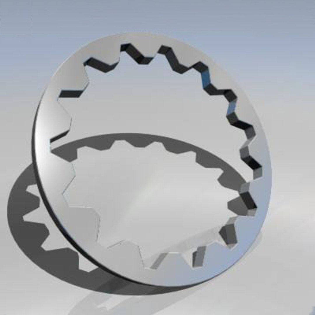 3d cog wheel model