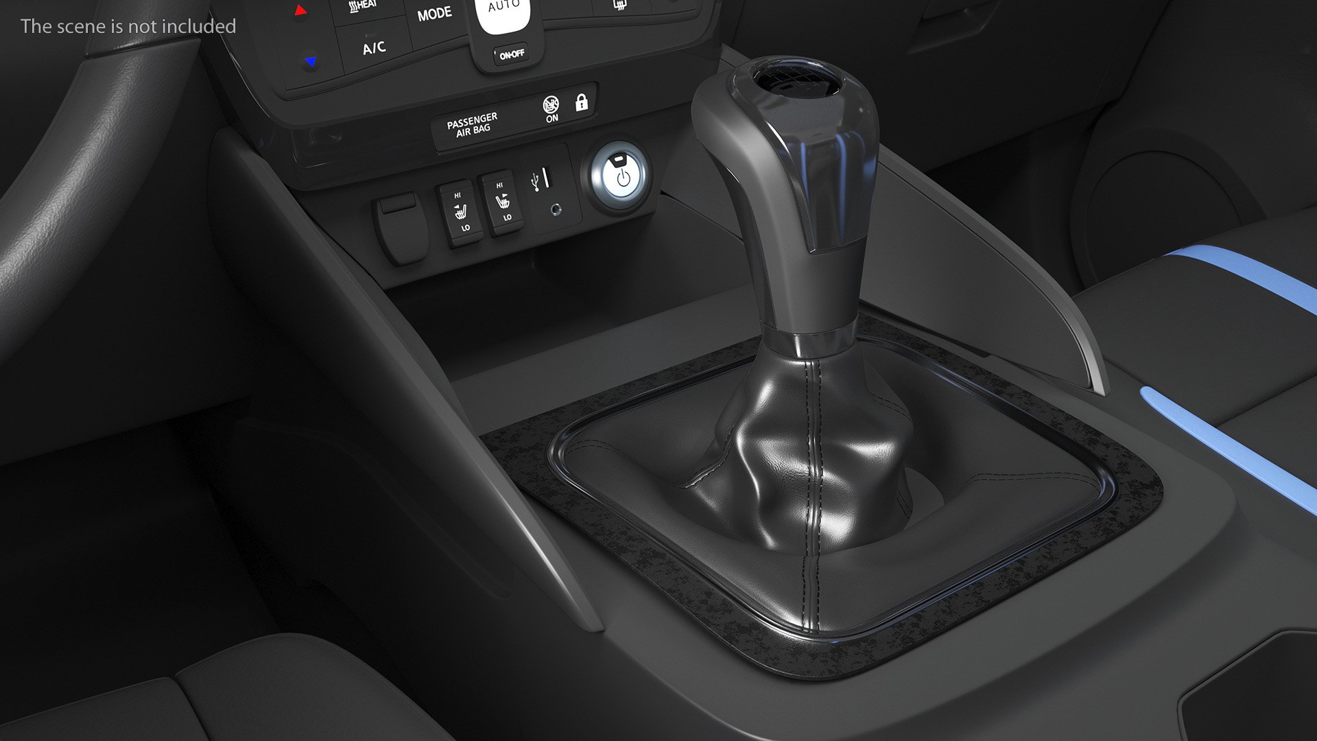 3D Manual Transmission Shift Lever New - TurboSquid 2070797