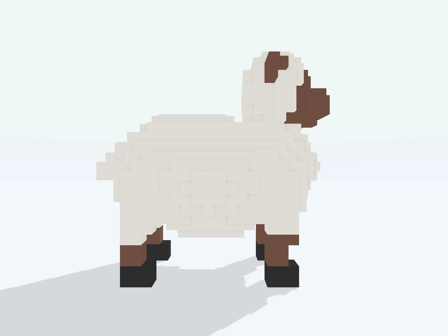 Voxel Farm Sheep 3D Model - TurboSquid 2239531