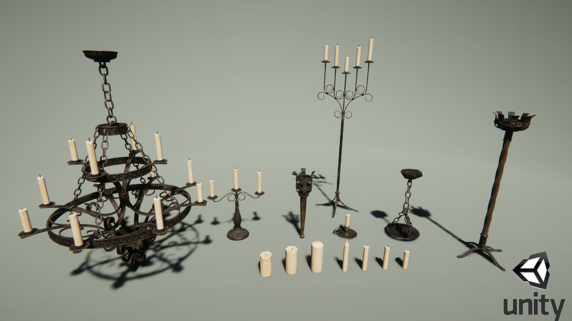3D Medieval Light PACK - TurboSquid 1995396