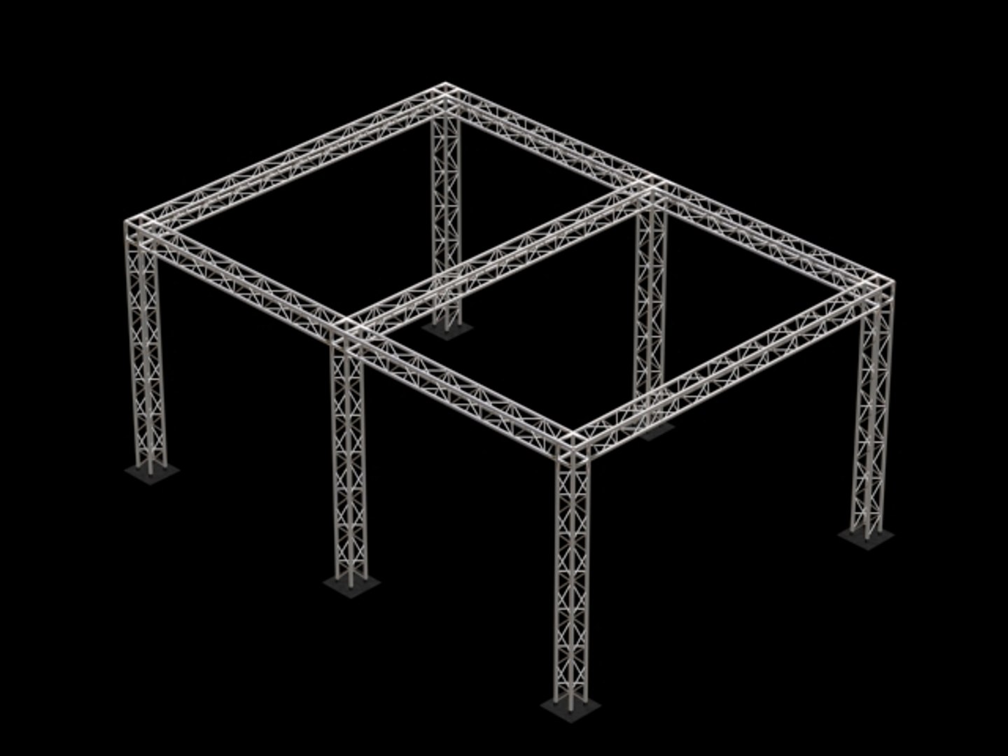 3d Box Truss Model