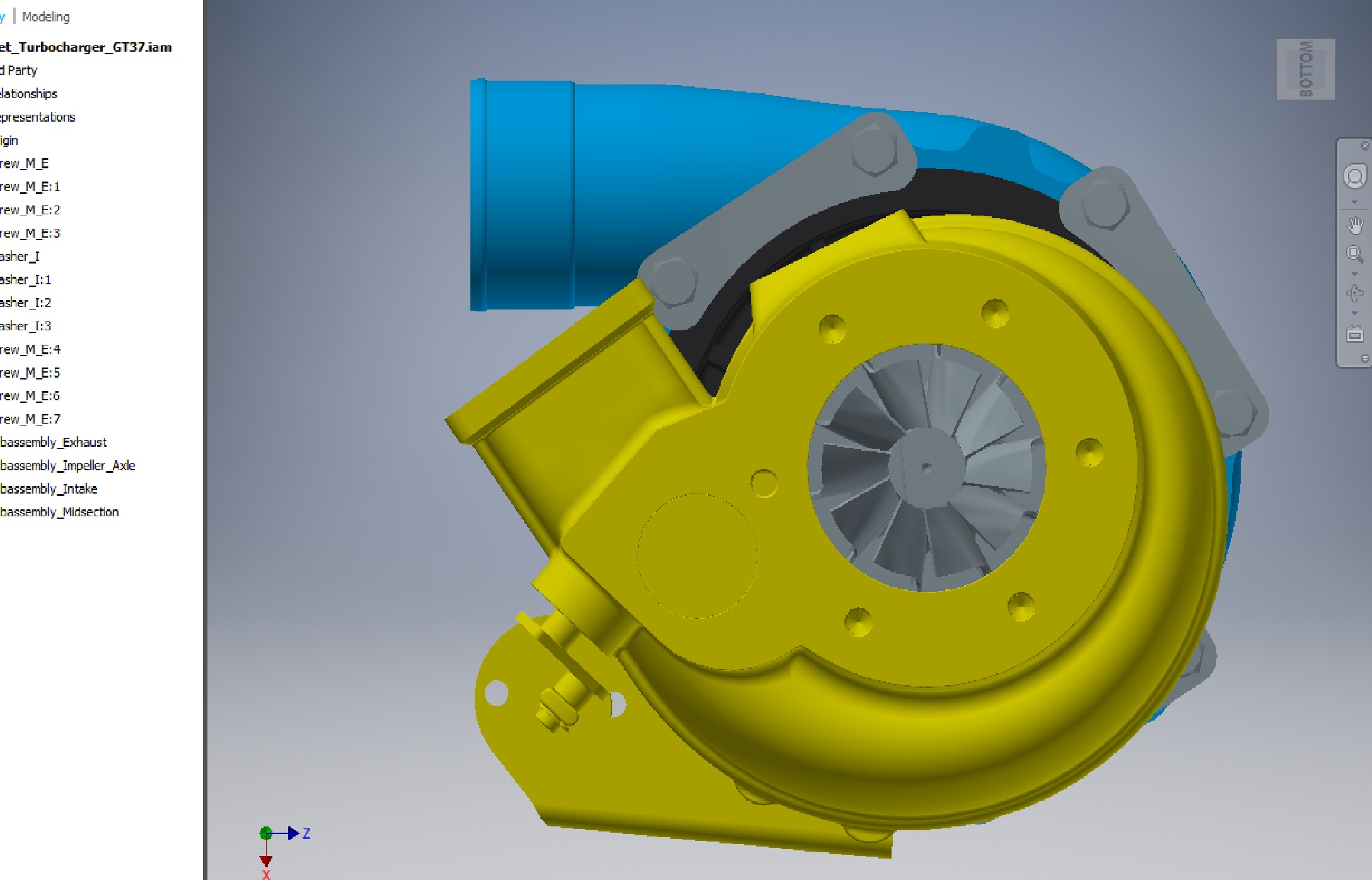 3D Car turbocharger 3D model model - TurboSquid 1932679
