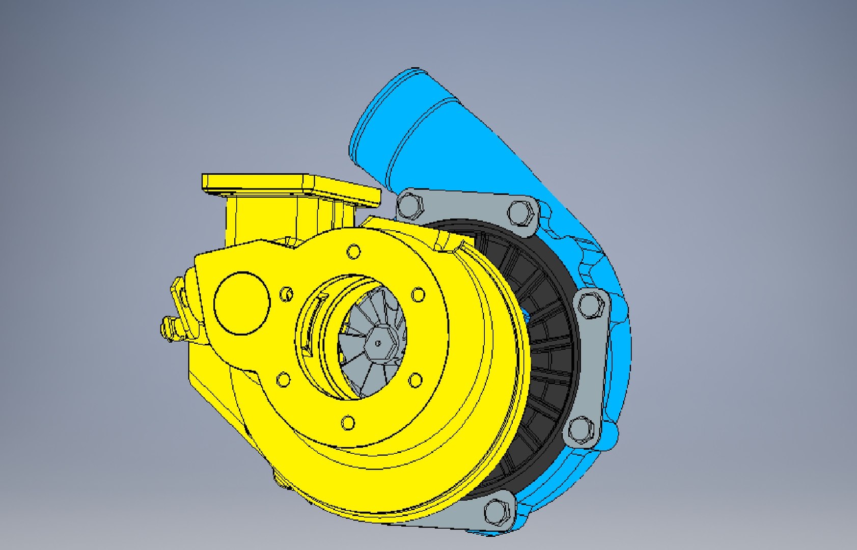 3D Car turbocharger 3D model model - TurboSquid 1932679