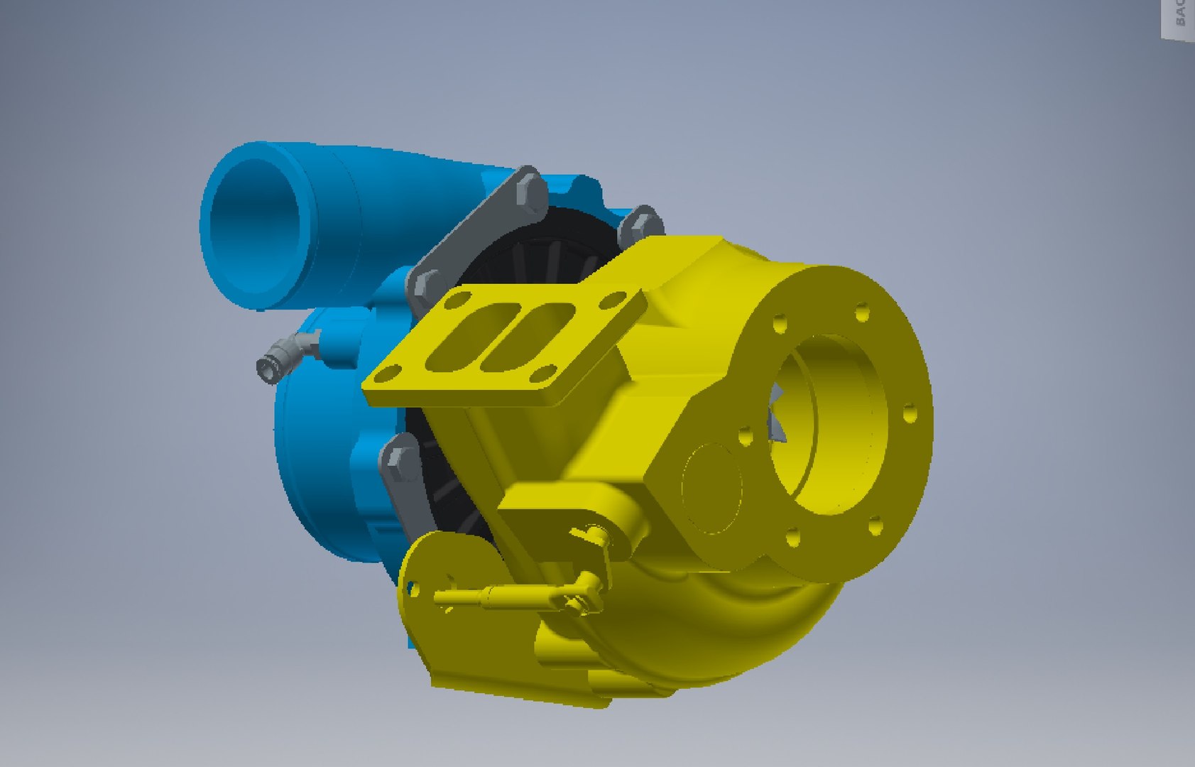 3D Car turbocharger 3D model model - TurboSquid 1932679