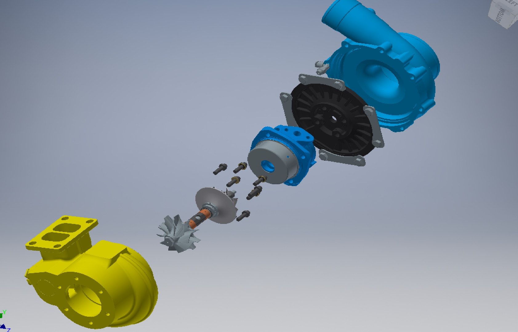 3D Car turbocharger 3D model model - TurboSquid 1932679