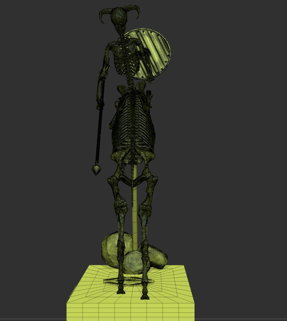 Centaur Warrior Skeleton 3D Model - TurboSquid 2292077