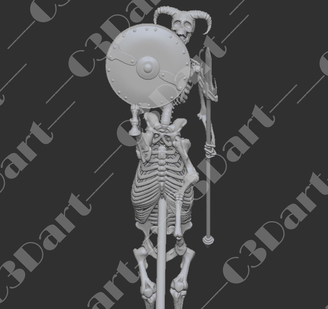 Centaur Warrior Skeleton 3D Model - TurboSquid 2292077