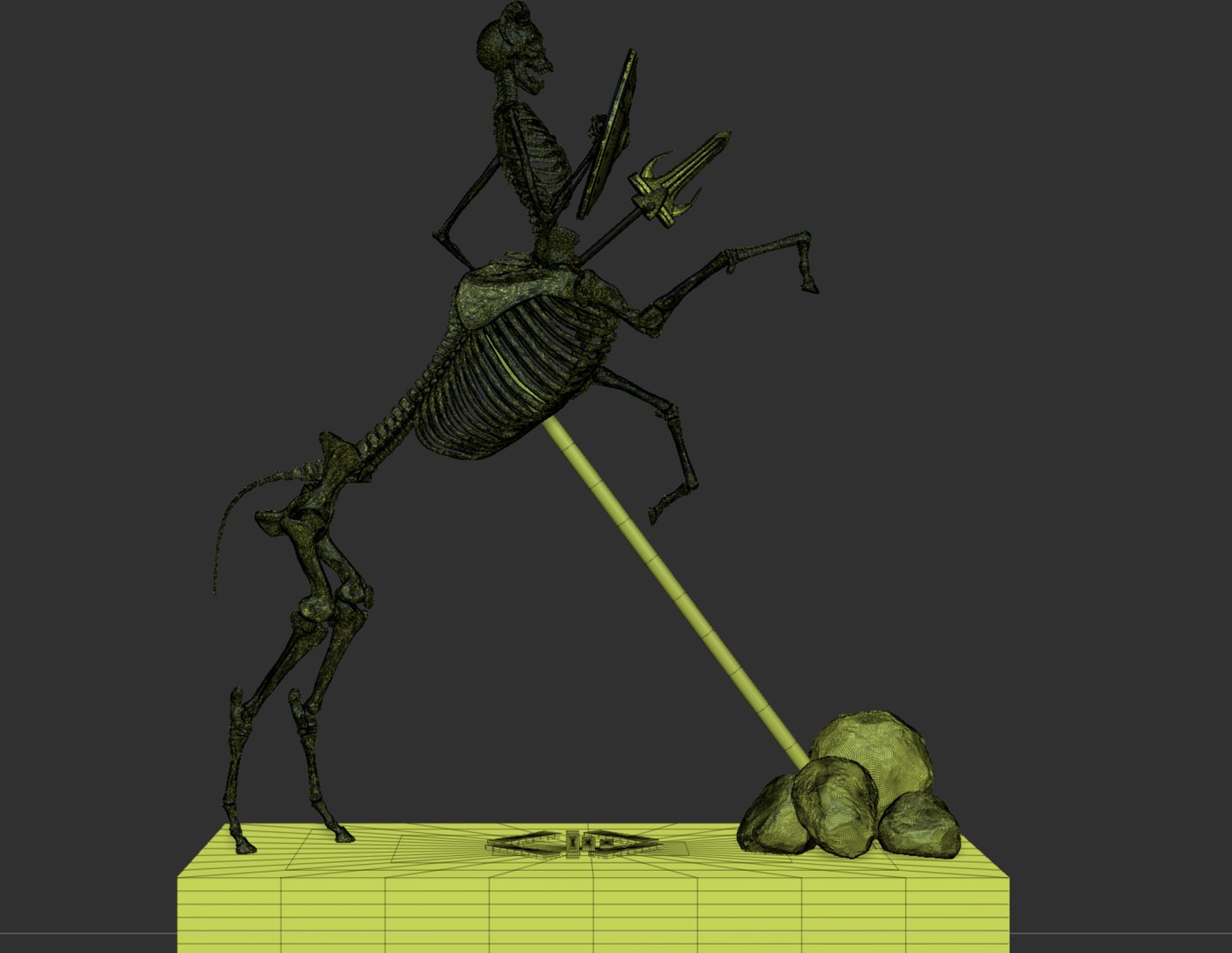 Centaur Warrior Skeleton 3D Model - TurboSquid 2292077