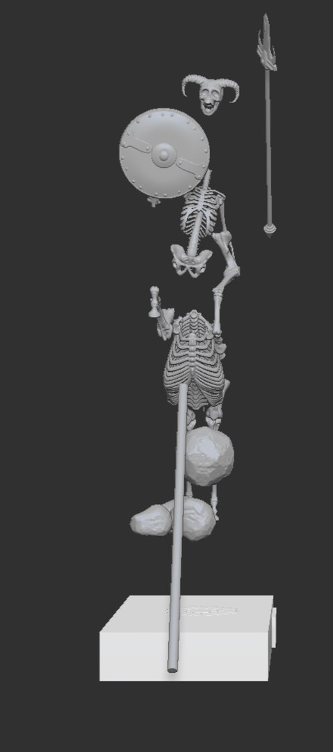 Centaur Warrior Skeleton 3D Model - TurboSquid 2292077
