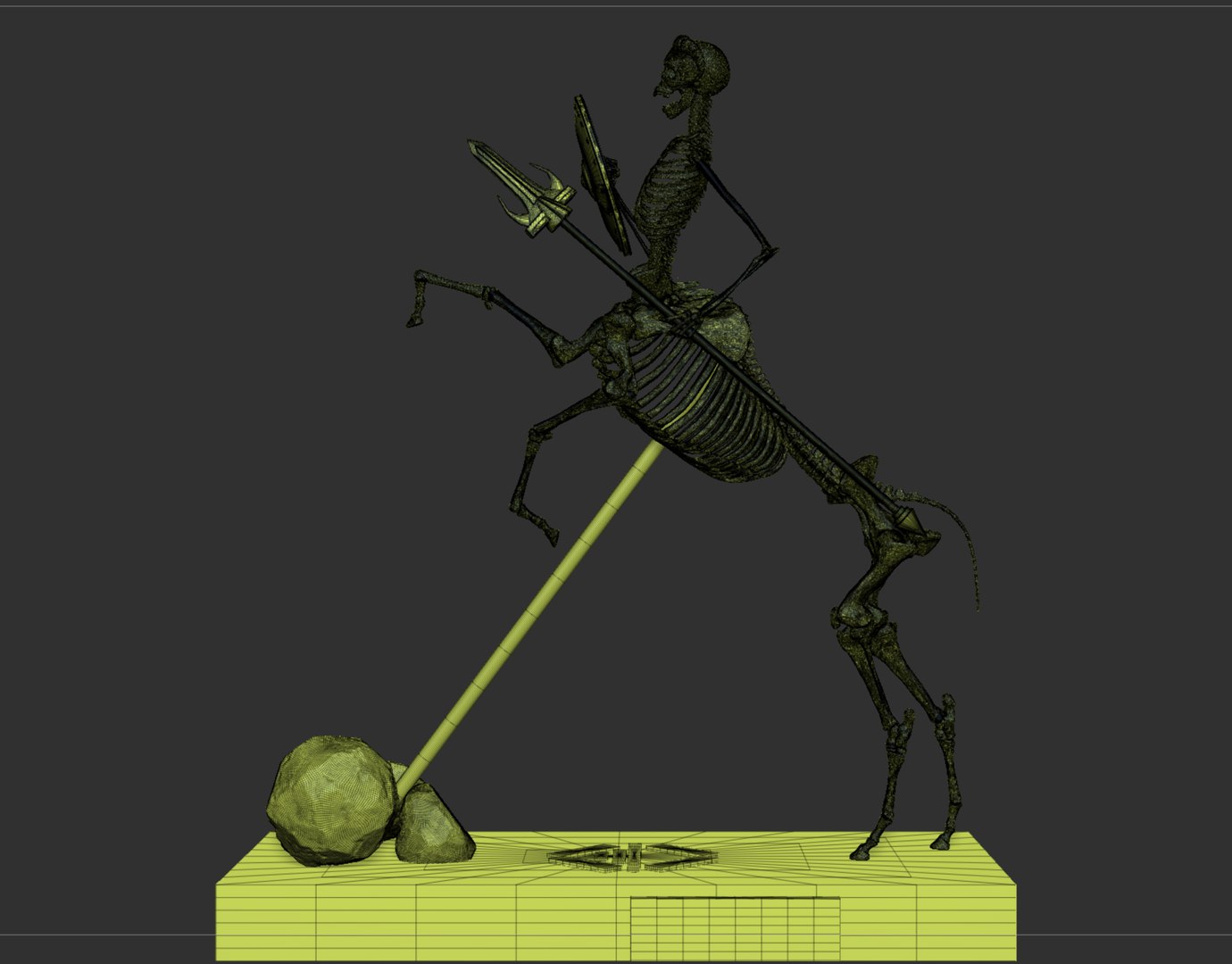 Centaur Warrior Skeleton 3D Model - TurboSquid 2292077