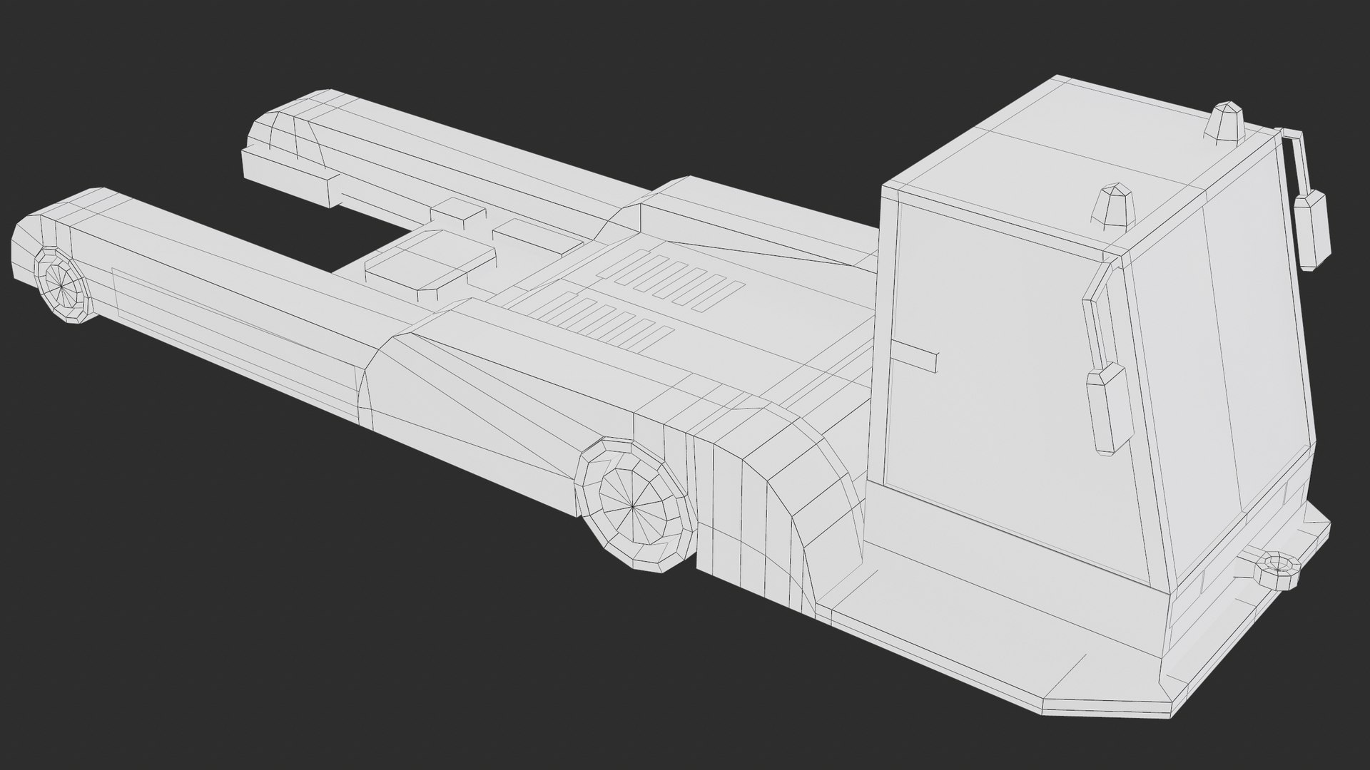 Aircraft Tractor 01 Cartoon Lowpoly Airport Vehicle PBR 3D Model ...