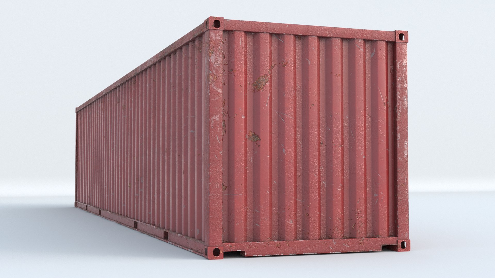 3 Cargo Containers 40 Feet PBR 3D Model - TurboSquid 2389247
