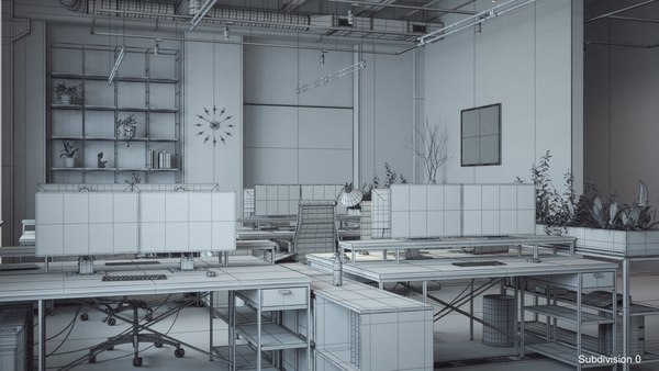 3D Office model - TurboSquid 1925455