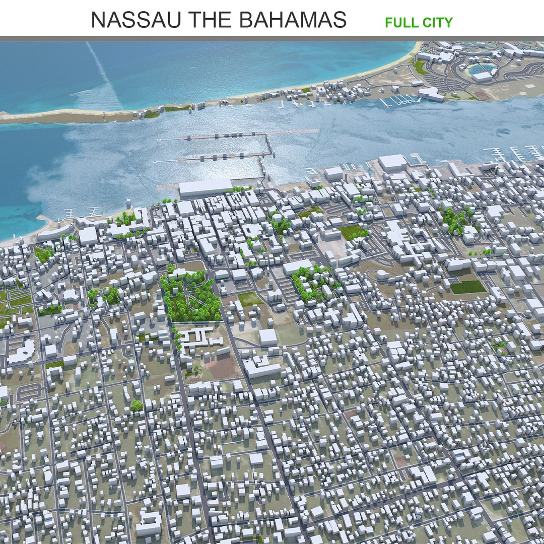 3D Nassau The Bahamas - TurboSquid 2194824
