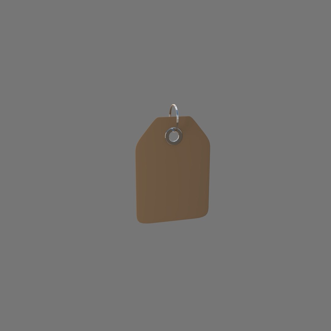 3D Price Tags Brown Small - TurboSquid 2346647