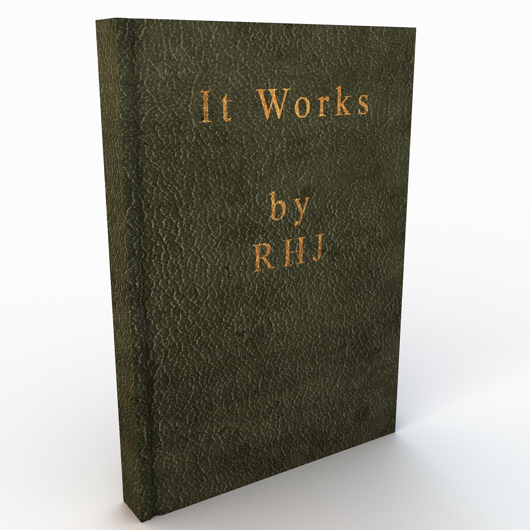 Book Page 3d Model