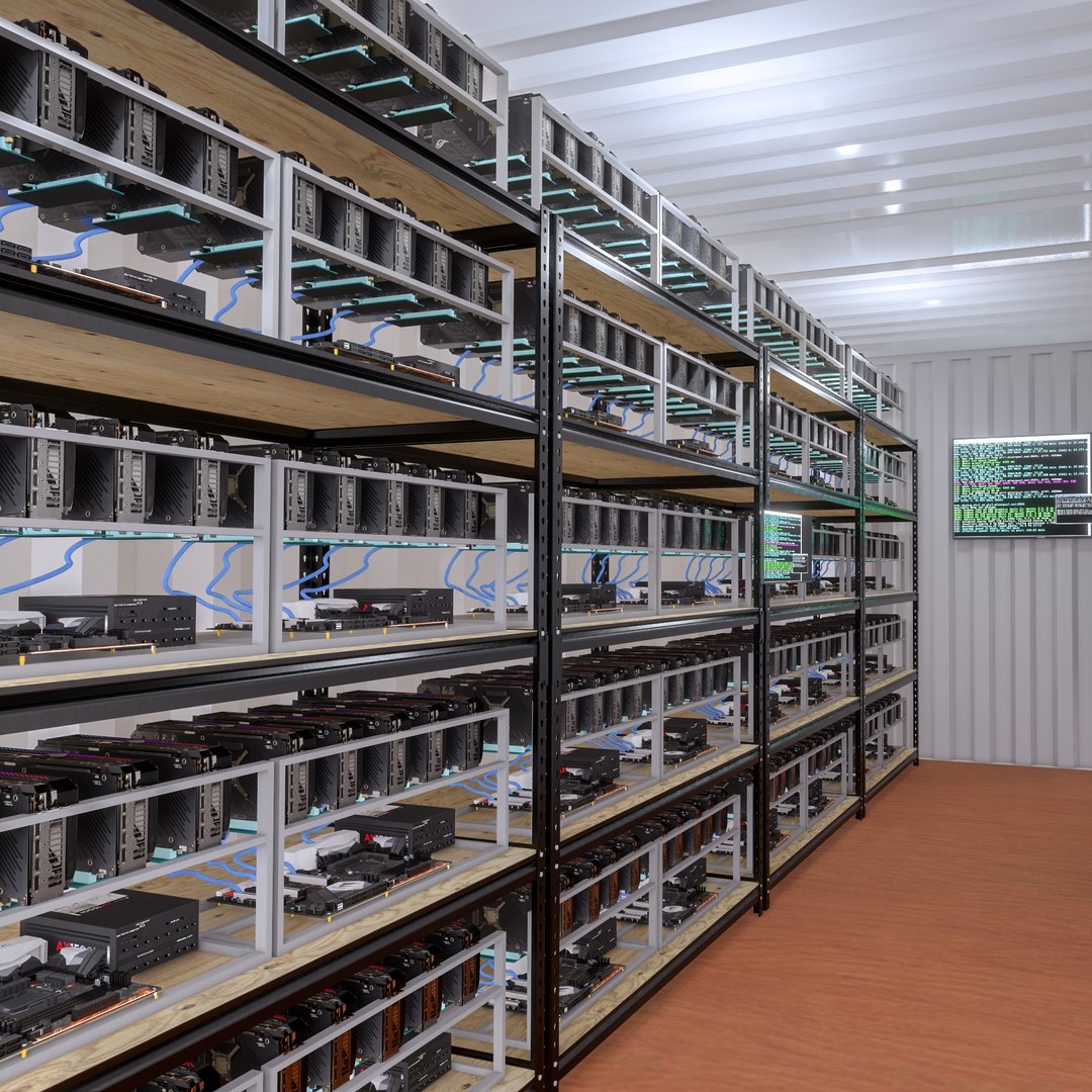 3D Mining Farm Container With Solar Panel - TurboSquid 1815658