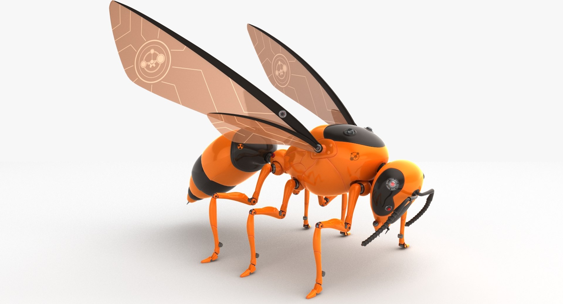 3d Model Of Autonomous Robot Wasp