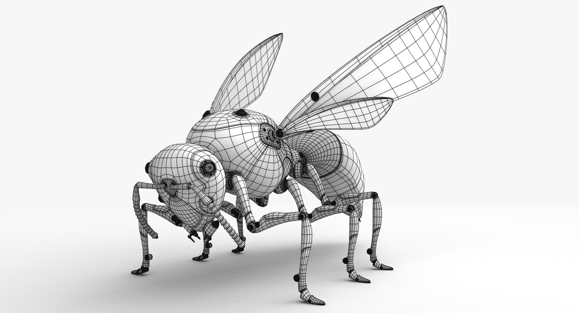 3d Model Of Autonomous Robot Wasp