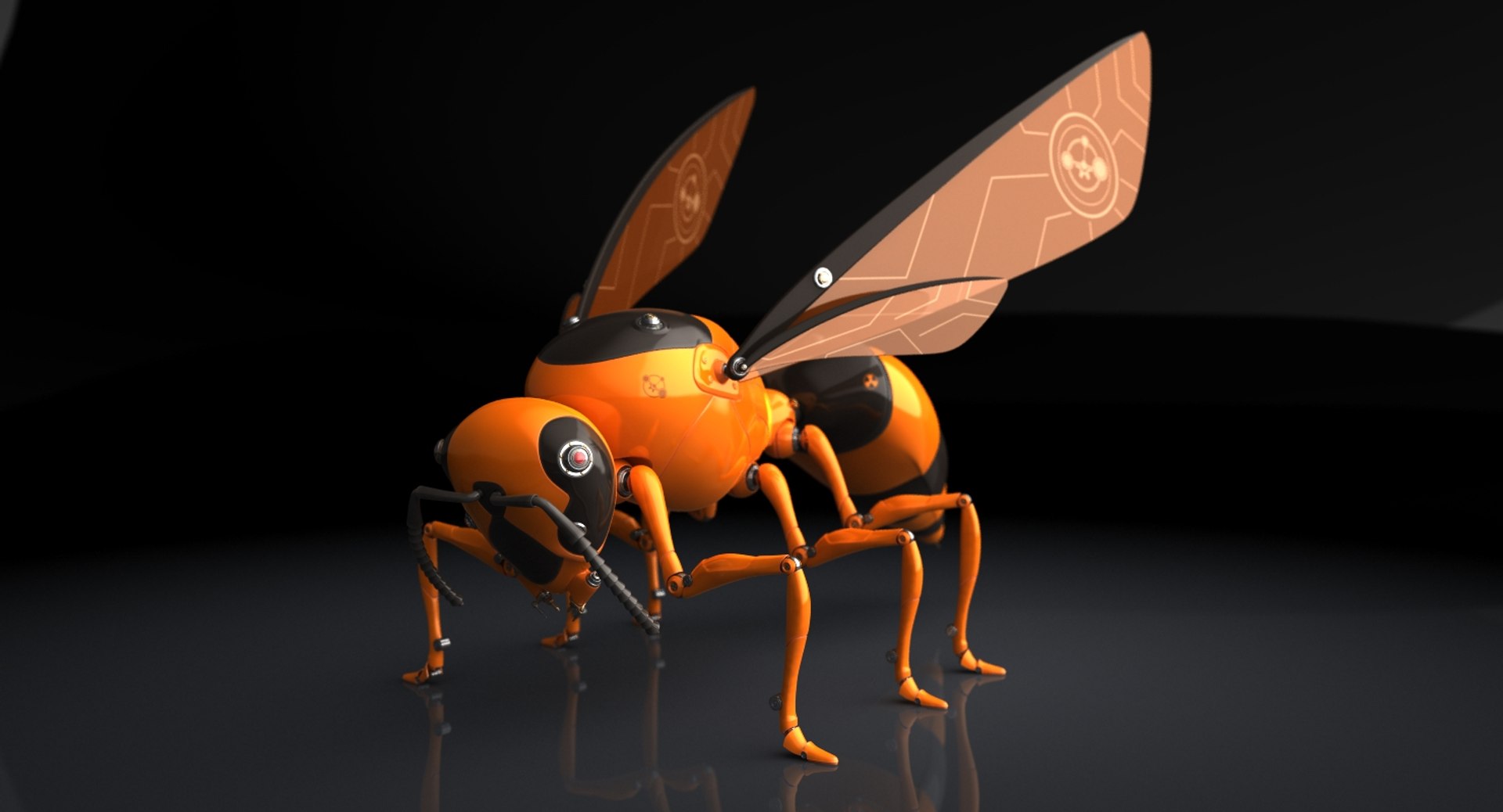 Wasp Robot 3D 모델 - TurboSquid 968681