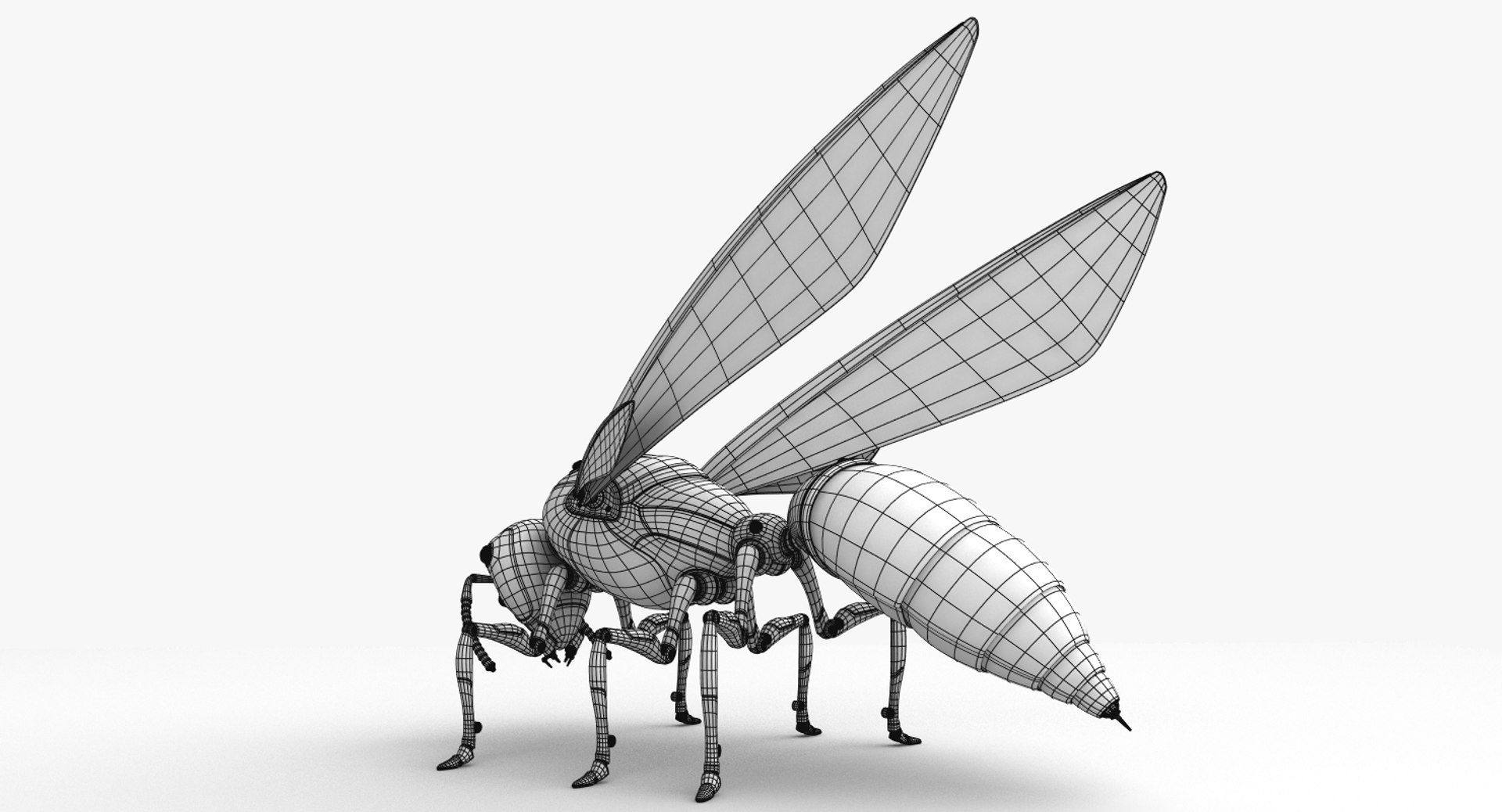 3d Model Of Autonomous Robot Wasp