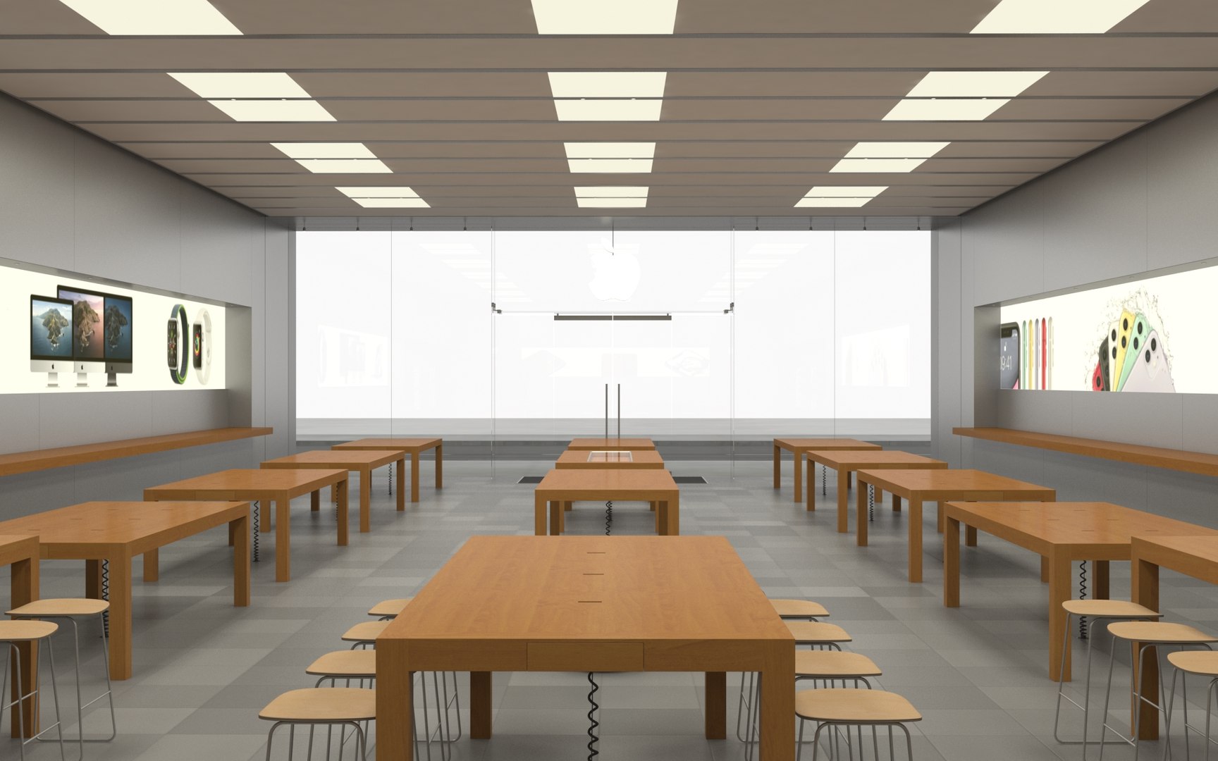 Empty Apple Store 3D - TurboSquid 1831943