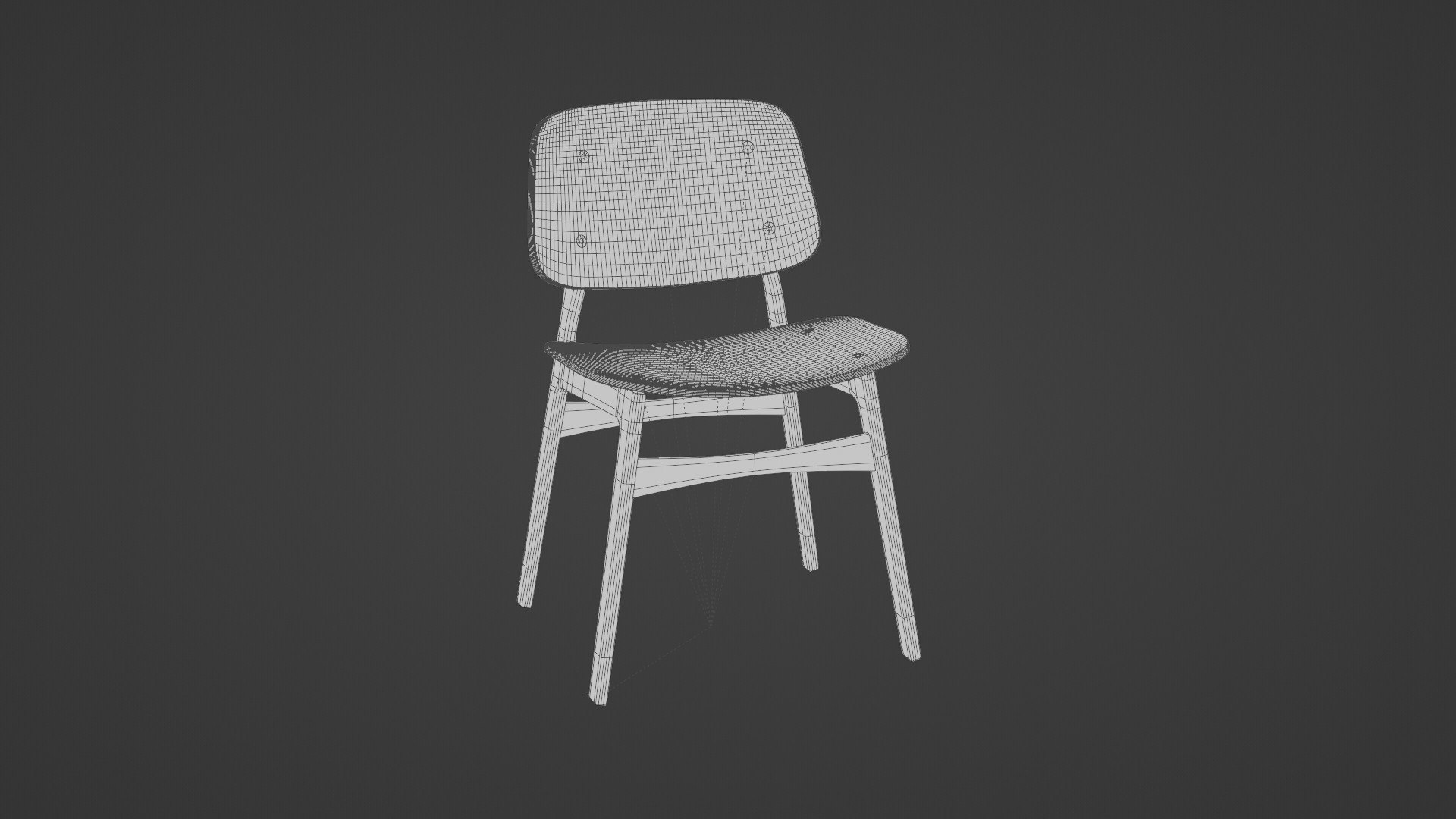 Soborg Chair 3D - TurboSquid 2033508