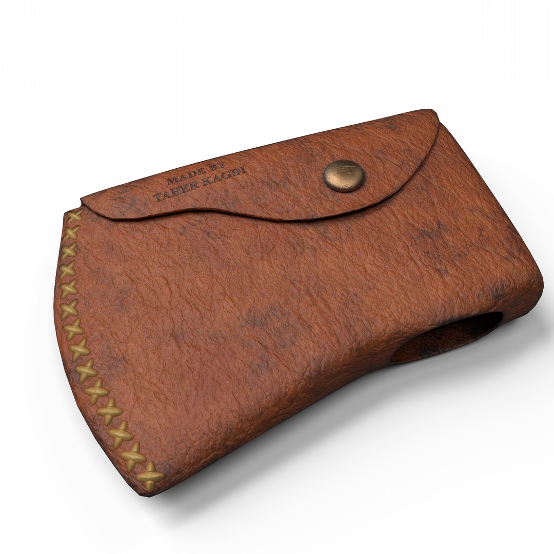 Axe Game Ready Model With Pouch and Hidden Knife 3D model - TurboSquid ...