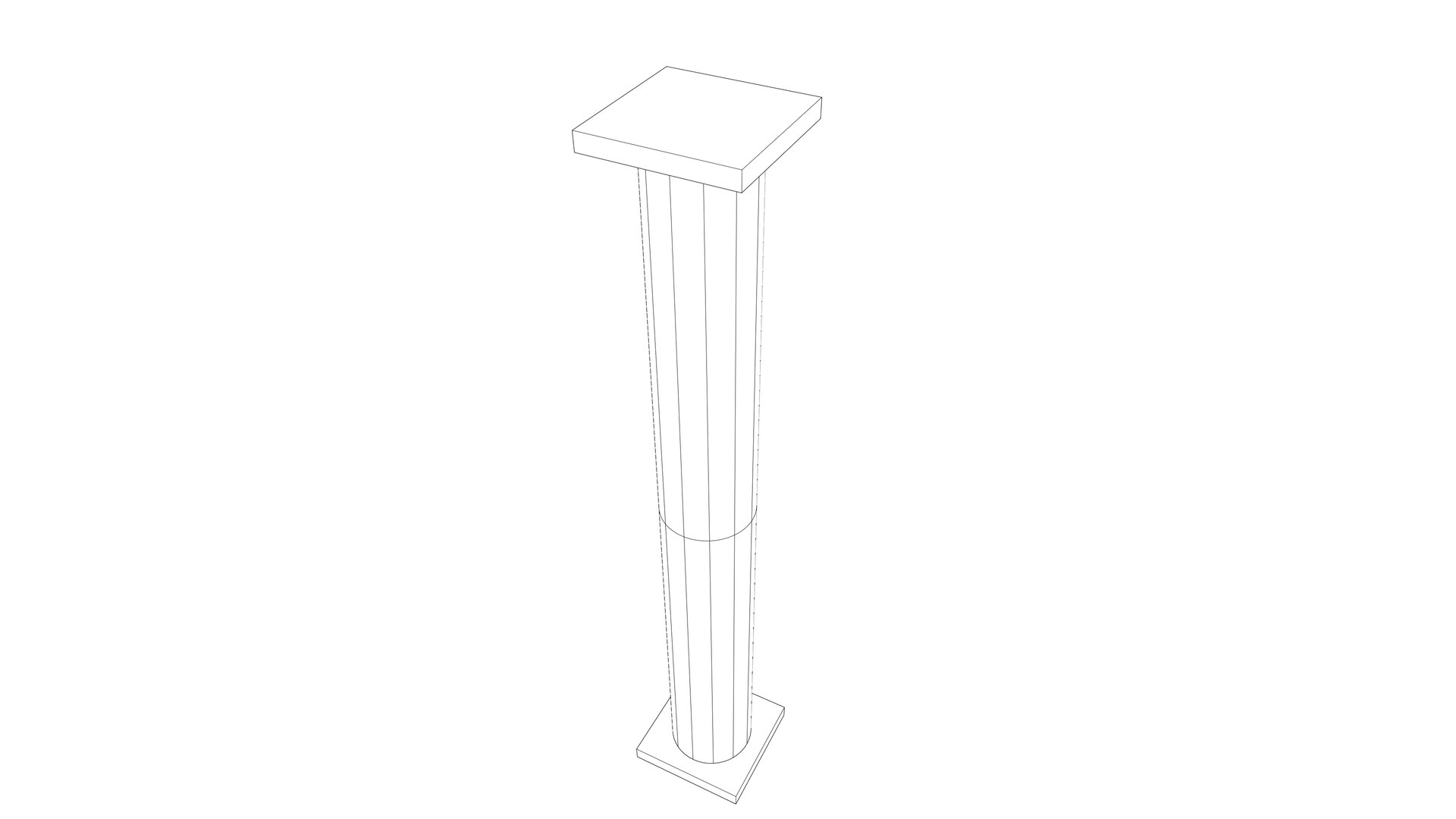 Free 3D Model The Column Lowpoly - TurboSquid 2307163