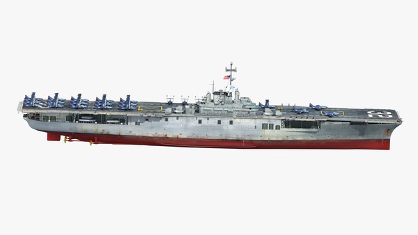 Uss leyte cv-32 cvs 3D model - TurboSquid 1541218