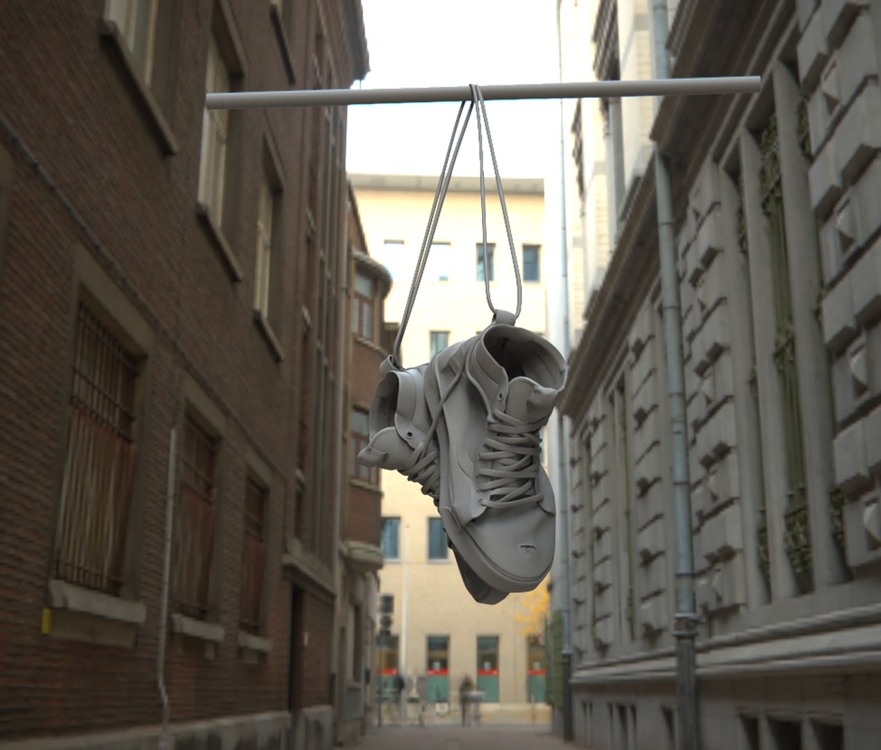 3D Model Hanging Shoes - TurboSquid 2175551