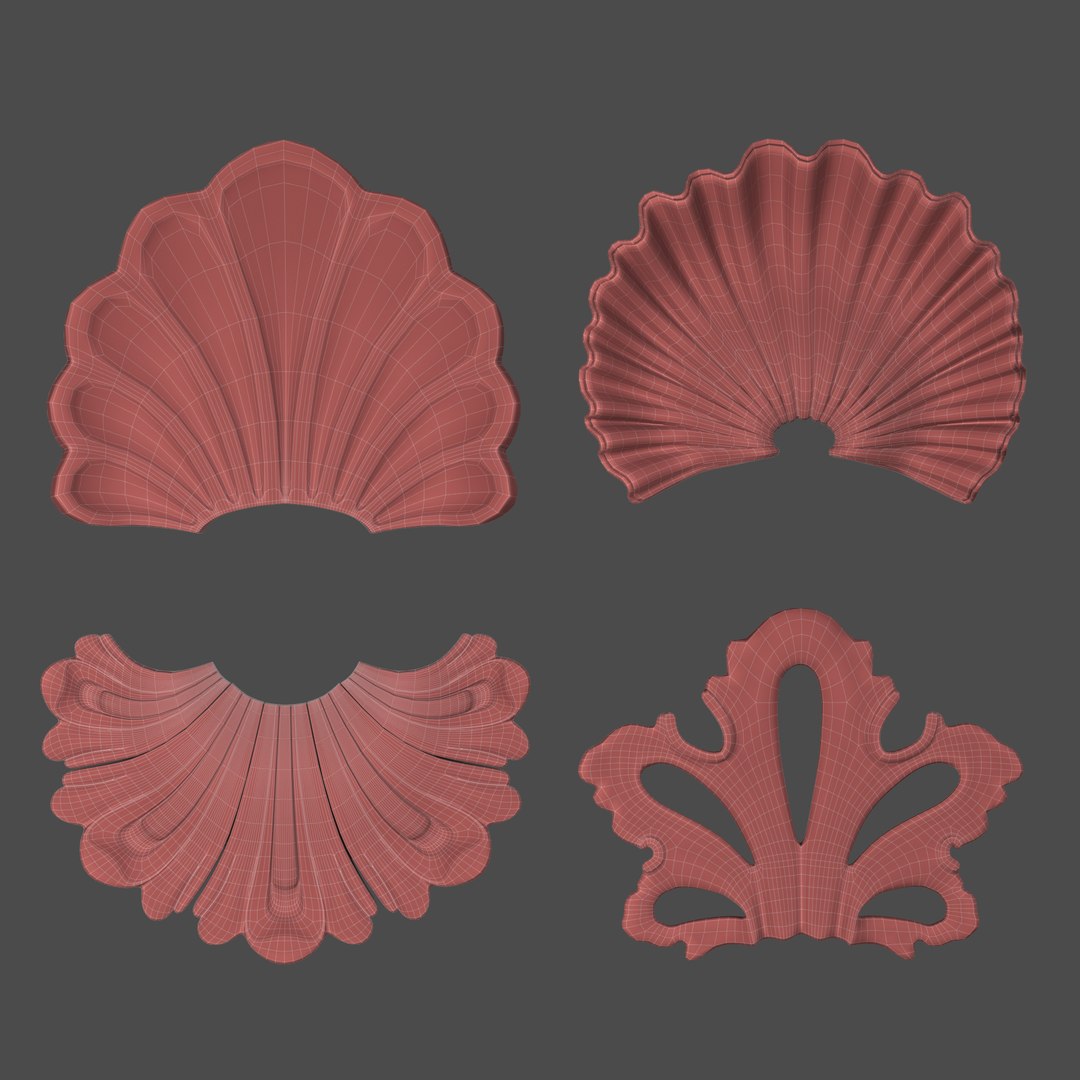 Shell 01 3D Model - TurboSquid 1976686