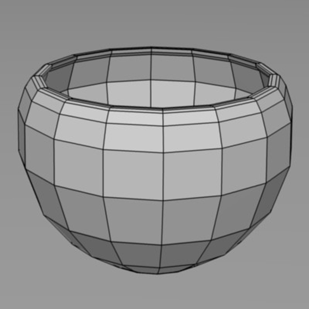 indian bowl 3d model