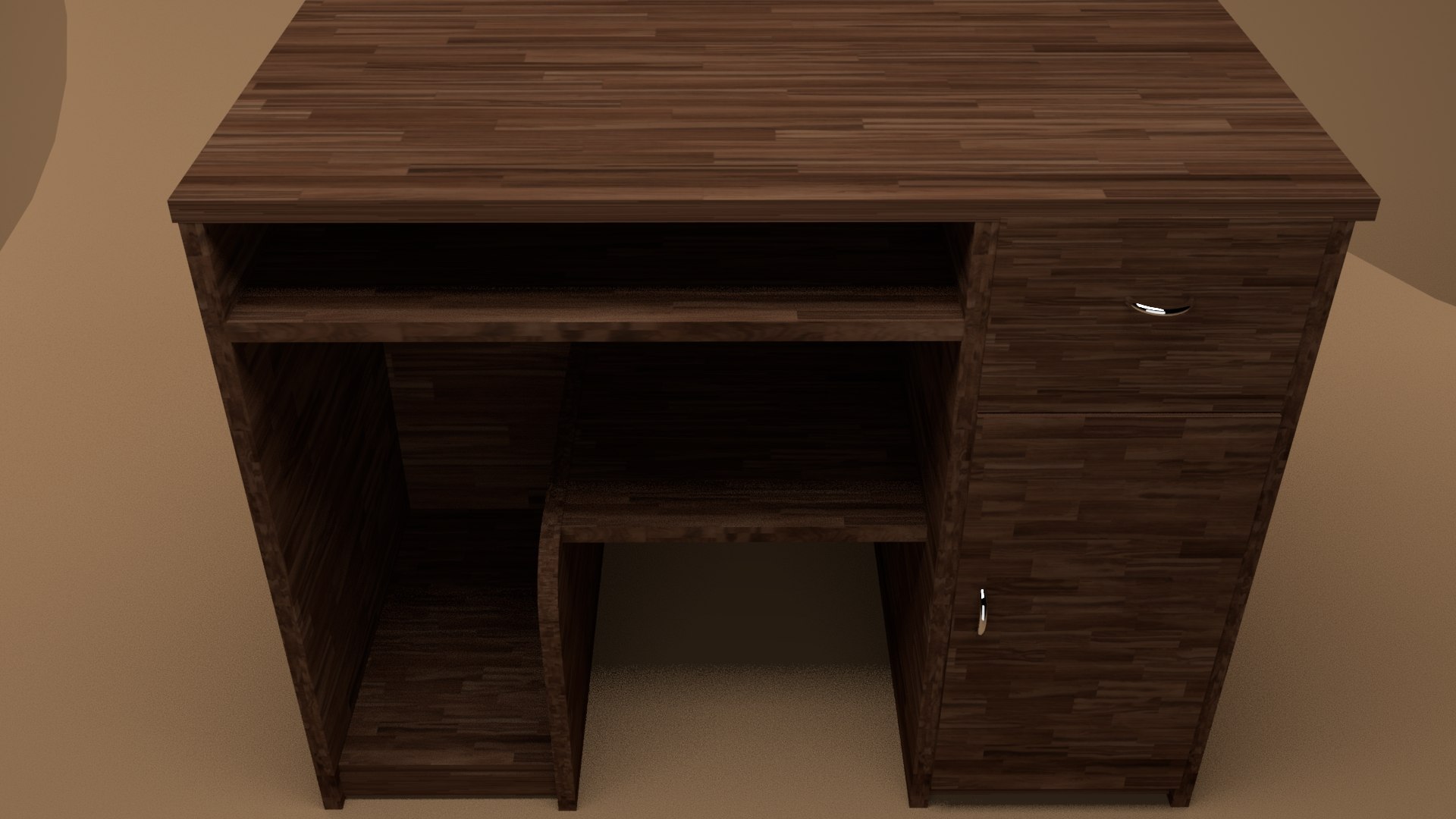 3D COMPUTER TABLE - TurboSquid 1882421