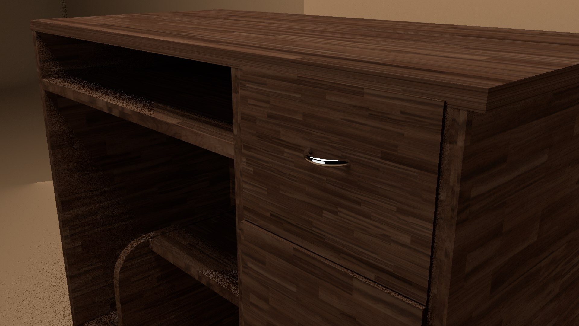 3D COMPUTER TABLE - TurboSquid 1882421