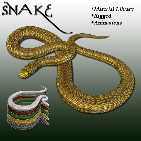 Animated Snake 3D Models for Download | TurboSquid