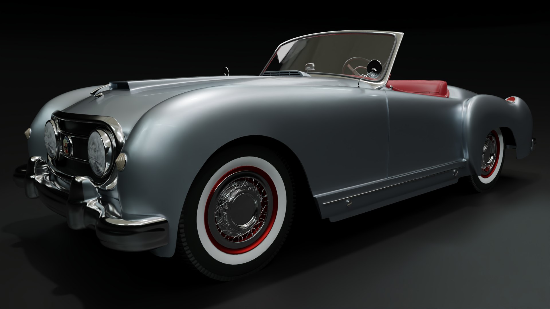 Vintage Nash Healey 3D Model - TurboSquid 2184777