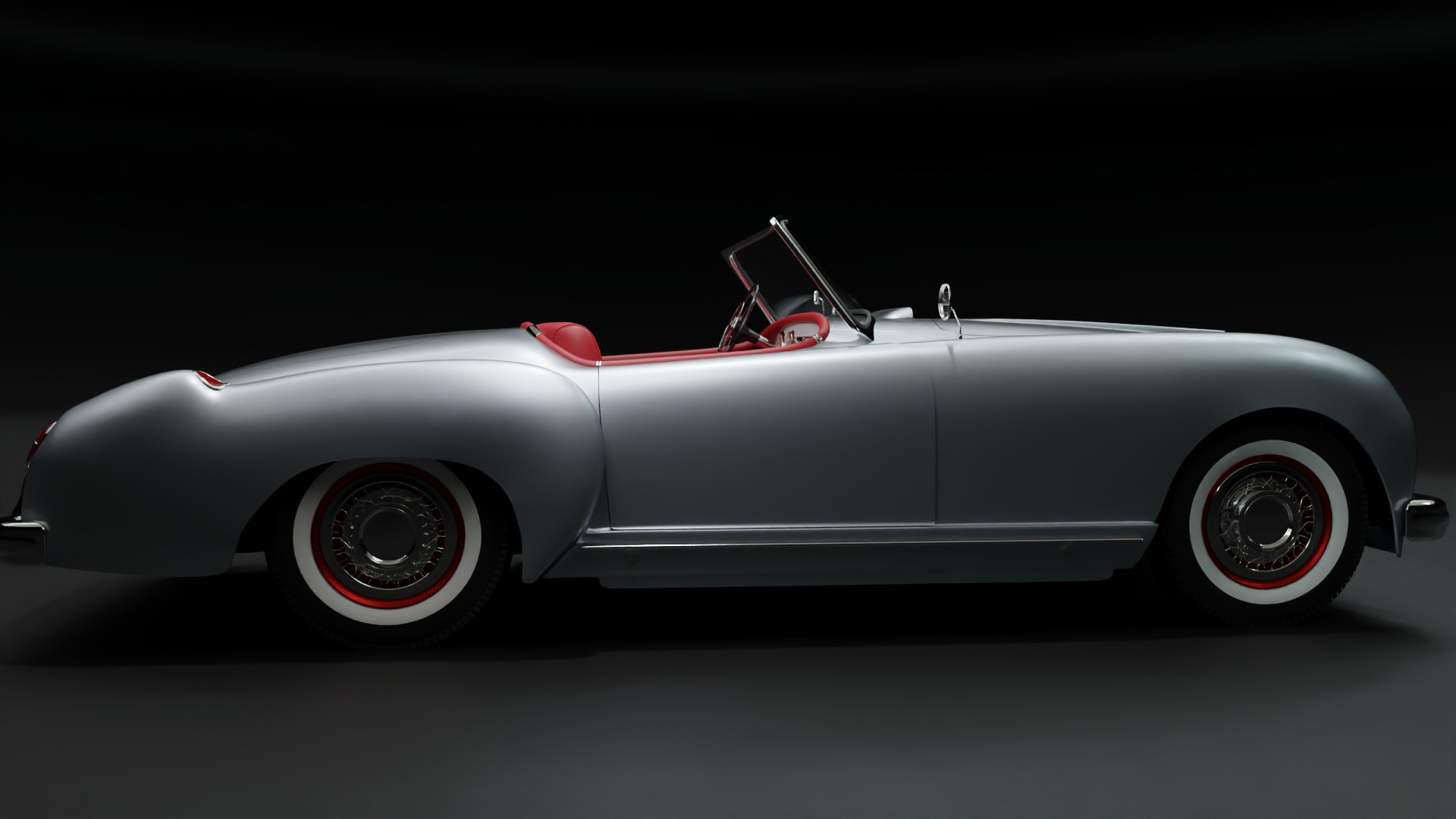 Vintage Nash Healey 3D Model - TurboSquid 2184777